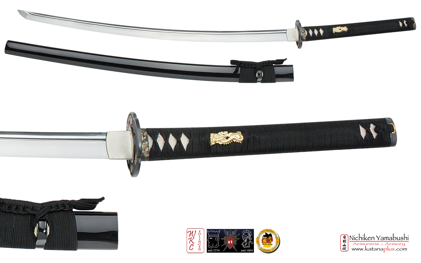 Armurerie Nichiken Yamabushi: sabres japonais aiguisés, katana ...
